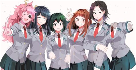 Girls Of Class 1a 364 фотографии My Hero My Hero Academia Episodes
