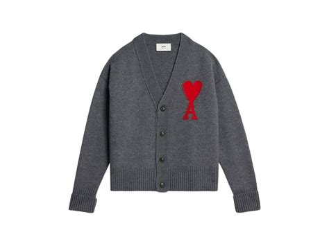 SASOM เสอผา Ami De Coeur Cardigan In Felted Merino Wool Heather