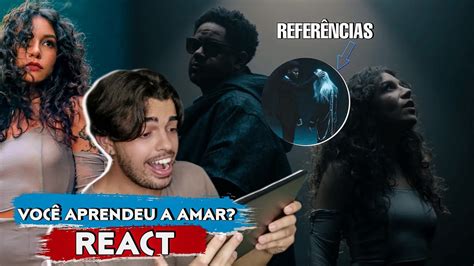 REACT VOCÊ APRENDEU A AMAR PRISCILLA ALCÂNTARA FEAT EMICIDA O