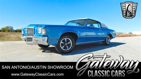 1972 Pontiac Grand Prix Gateway Classic Cars San Antonio Austin