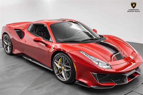 2020 Rosso Mugello Ferrari 488 Pista Spider Newport Beach