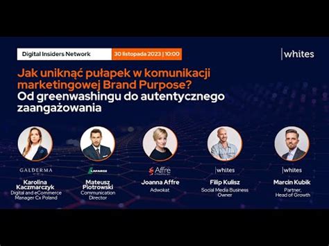 Webinar Jak uniknąć pułapek w komunikacji marketingowej Brand Purpose