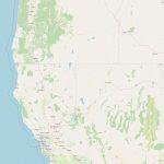 West Coast Map Usa States And Cities Of The Coast On The Map