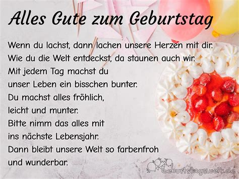 Geburtstagswünsche für Kinder 50 Sprüche Bilder für Kids