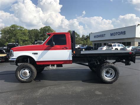 Ford F Flatbed Lifted Fantastic Savings Pinnaxis