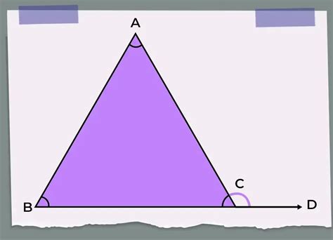 angle sum property of a triangle theorem examples and proof