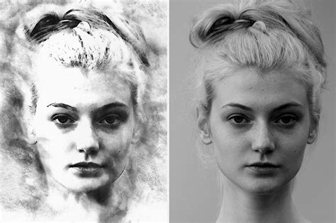 Charcoal Sketch Photoshop Action 150304 Add Ons Design Bundles