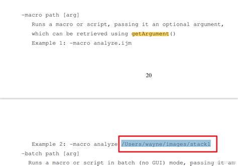 imagej macro multiple arguments （cmd运行imagej宏脚本，传参，传多个参数） mob604756fd2a33的技术博客 51cto博客