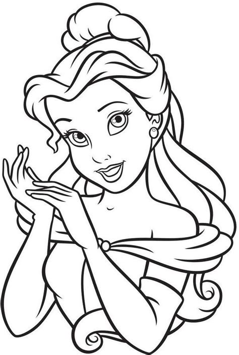 Épinglé par KAVAERCA sur CUMPLEAÑOS BELLA Y BESTIA Coloriage belle