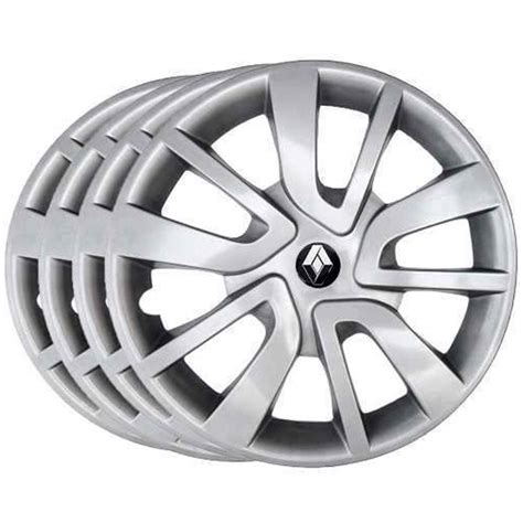 Jogo Calota Aro 15 Renault Sandero Logan 2013 2014 2015 2016 Submarino