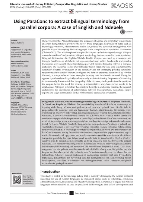 pdf using paraconc to extract bilingual terminology from parallel corpora a case of english