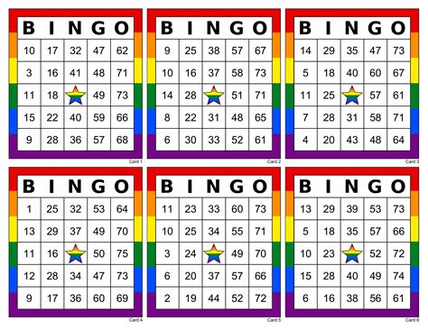 Printable Bingo Pattern Sheets