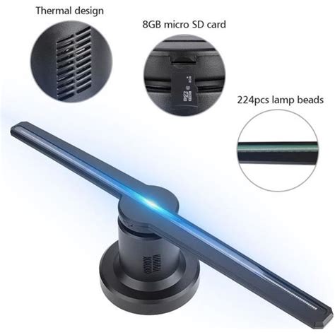 Ces D Holographique Projecteur Display Fan Hologramme Del De Publicit