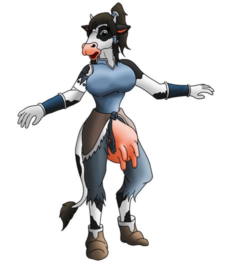 Korra Anthro Cow By Eduartboudewijn On Deviantart