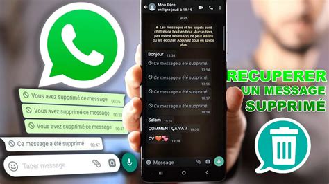 Comment Lire les Messages Supprimés sur WhatsApp Smartphone Android