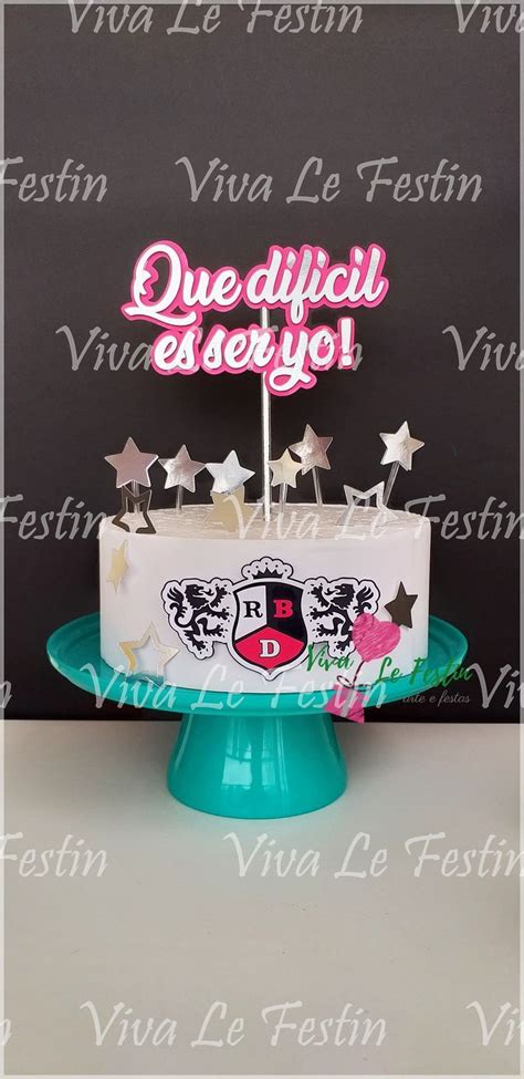 Topo De Bolo Rebelde Elo7 Produtos Especiais