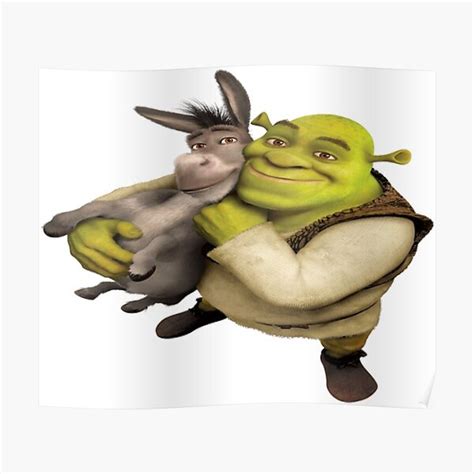 Shrek And Donkey Premium Matte Vertical Poster Sold By Consecutive