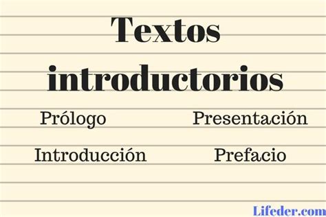Que Son Los Textos Introductorios Ejemplos Image To U