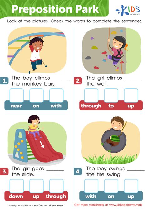 School Essays Preposition Worksheets For St Grade We Have