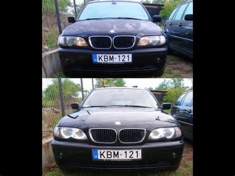 BMW E46 Angel Eyes Install Angyalszem Heiligenschein Licht YouTube
