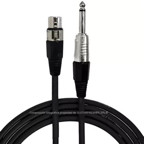 Cable Audio Microfono Canon A Plug Conector Metal 10 Metros