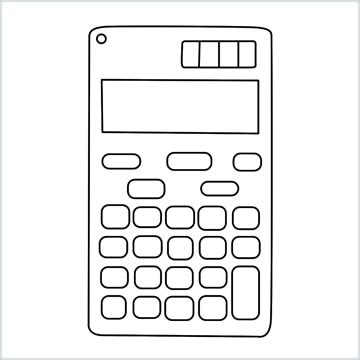 Calculator Coloring Pages