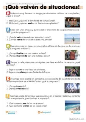 Verbo Ir Pr Ctica General De Gram Tica Practica De Gram