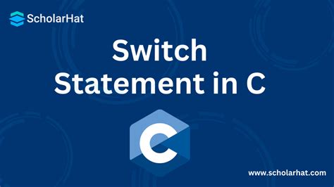 Switch Statement In C Syntax And Examples