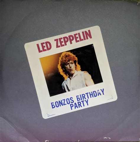 Led Zeppelin Bonzo S Birthday Party Colored Vinyl Alternate