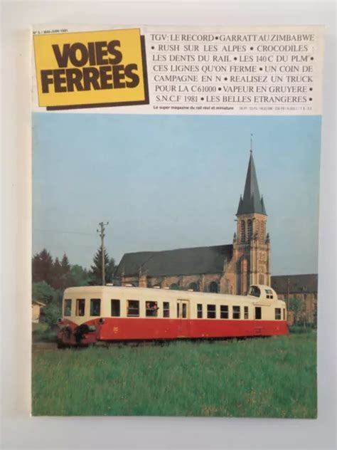 REVUE VOIES FERREES n5 1981 Trains Modélisme Ferroviaire Rail SNCF
