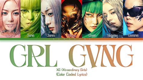 XG Xtraordinary Girls GRL GVNG Color Coded Lyrics Tradução