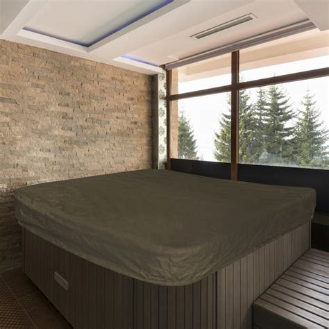 Yeghun Blanket Storage Square Hot Tub Cover Patio Outdoor Heavy Duty Protector Spa Hard Covers