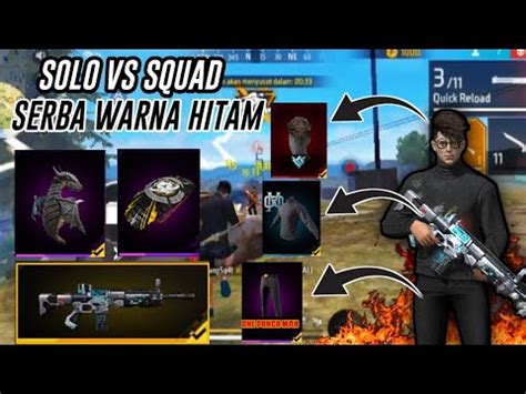 SOLO VS SQUAD PAKE SET SERBA WARNA HITAM MUSUH AUTO KOCAR KACIR 13 KILL