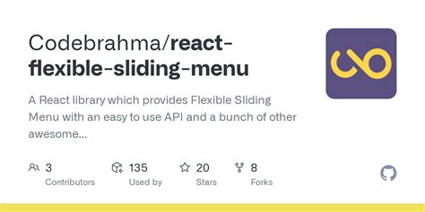 Github Codebrahma React Flexible Sliding Menu A React Library Which