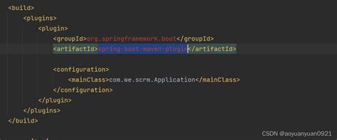 spring boot maven plugin 插件爆红问题解决 spring boot maven plugin爆红 csdn博客