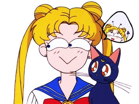 Sailor Moon Anime Luna Cat Magical Girl Essence PNG Cutout PNG All