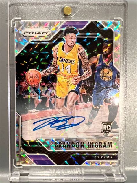 激レア Mosaic Prizm RC Auto 16 Panini Prizm Brandon Ingram ブランドン イングラム NBA