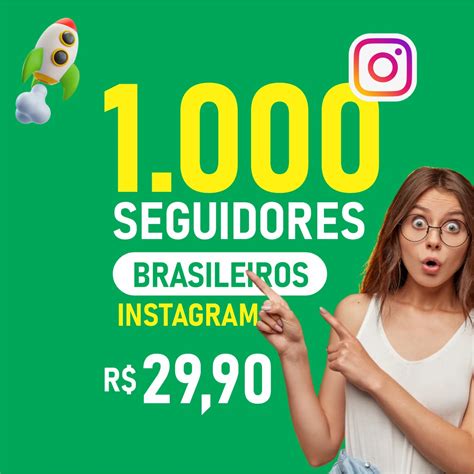 1 000 Seguidores Brasileiros Instagram Redes Sociais DFG