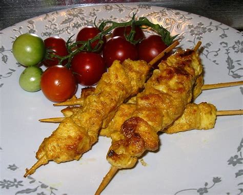 brochettes de poulet marinées à l indienne Brochette poulet