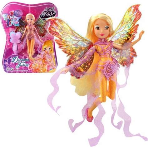 World of Winx Dreamix Fairy Stella Poupée 28cm avec Robe Magique