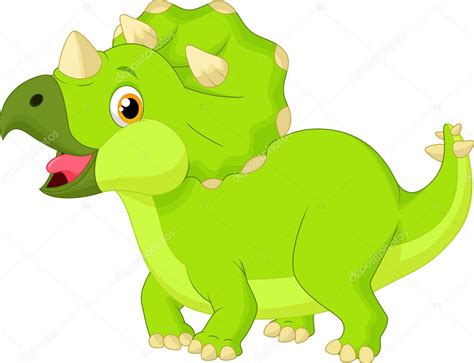 Desenhos Animados Bonitos Triceratops Vetor De Stock Tigatelu 42374939