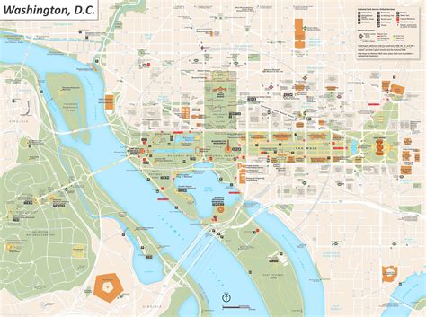 Map Of Washington Dc With Hotels London Top Attractions Map