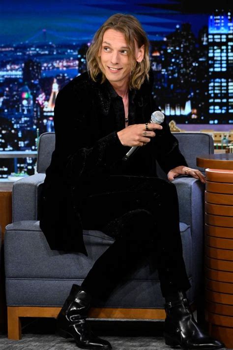 Jamie Campbell Bower The Tonight Show 2022 Jamie Campbell Bower