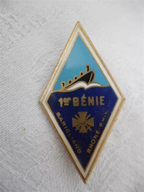 INSIGNE 1ER REGIMENT DU GENIE Fabrication Drago EUR 4 00 PicClick FR