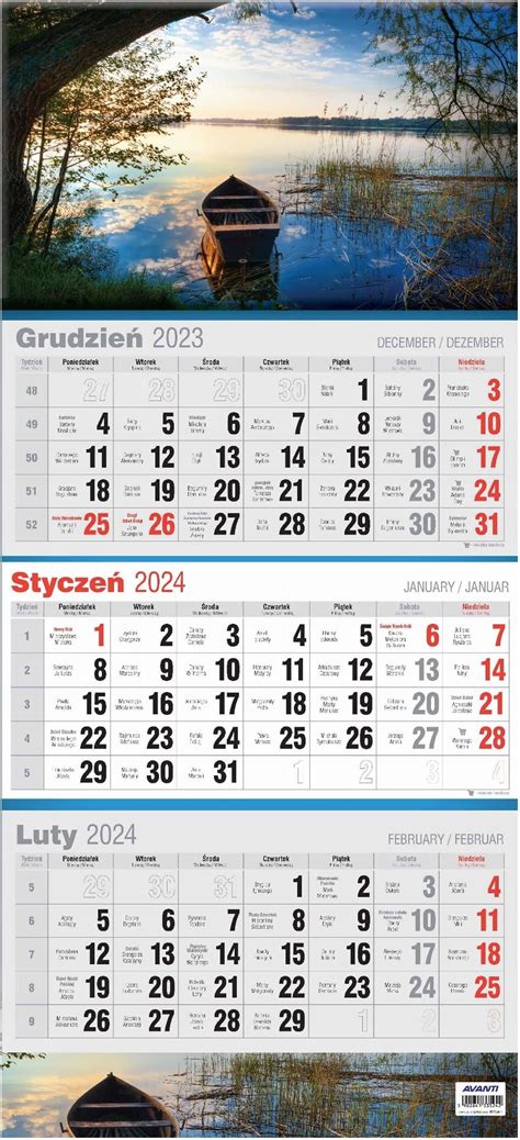 Kalendarz Tr Jdzielny P Aski Cienny Ktt Avanti Ceny I Opinie