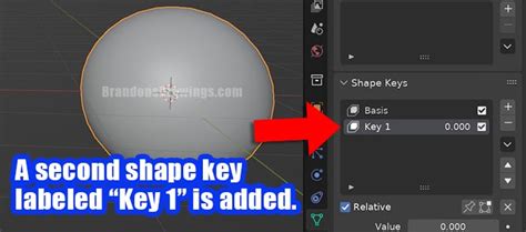 How To Use Shape Keys In Blender Brandon S Drawings