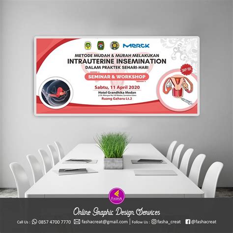 Jasa Desain Banner Seminar Workshop
