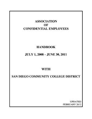 Fillable Online Sdmiramar CONFIDENTIAL EMPLOYEES Sdmiramar Fax Email