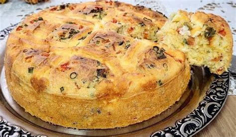 Bolo salgado fácil e rápido Blog Receitas e Jardim