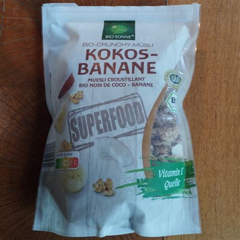 BIO SONNE Bio Crunchy Muesli Kokos Banane Reviews Abillion